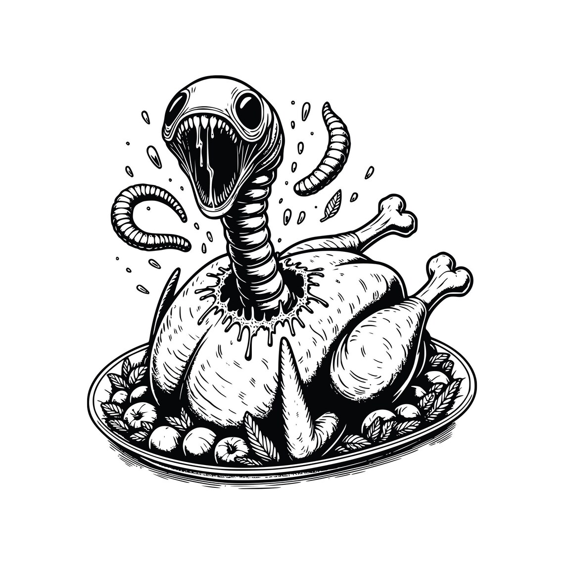 Alien Invasion EPS, SVG, PNG, Clipart - Fun Alien Bursting Out of ...