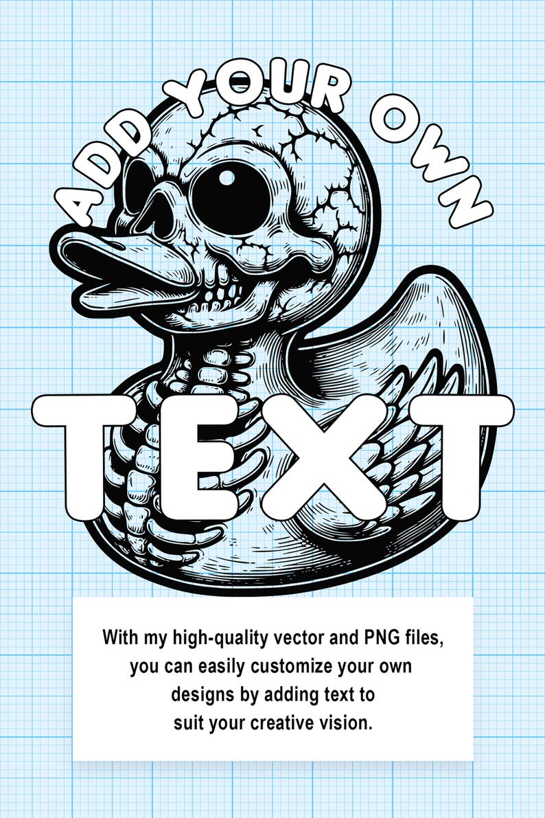 Rubber Ducky, You're a Dead Duck, EPS, SVG, PNG, Clipart Collection ...