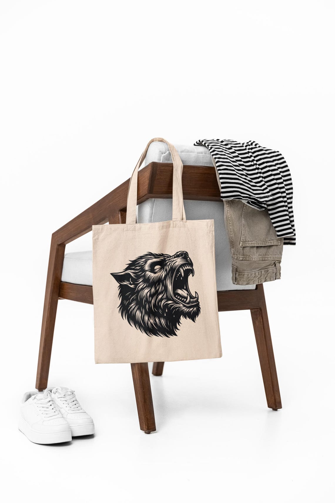 Wolfman_003, AI, PNG, SVG Format Clipart Bundle, Original Vector ...