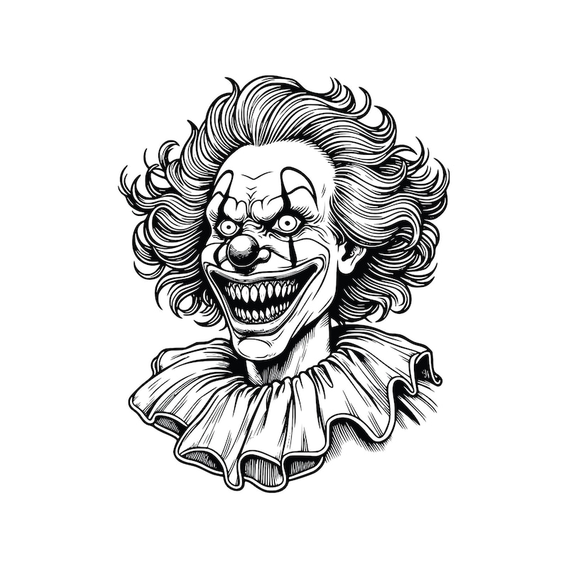 Terrifier Stencil - Etsy