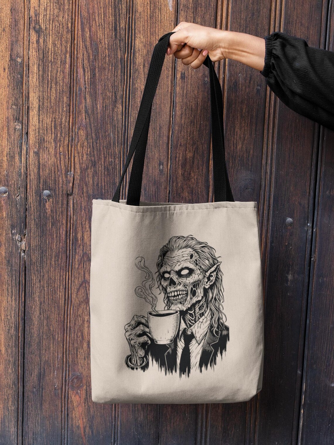 Creepy Coffee Ghoul Digital AI, SVG, PNG, Clipart Pack for Halloween ...