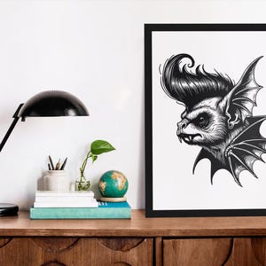 Gothic Punk Bat Clipart Set: Vector Illustration (digital Download) - Etsy
