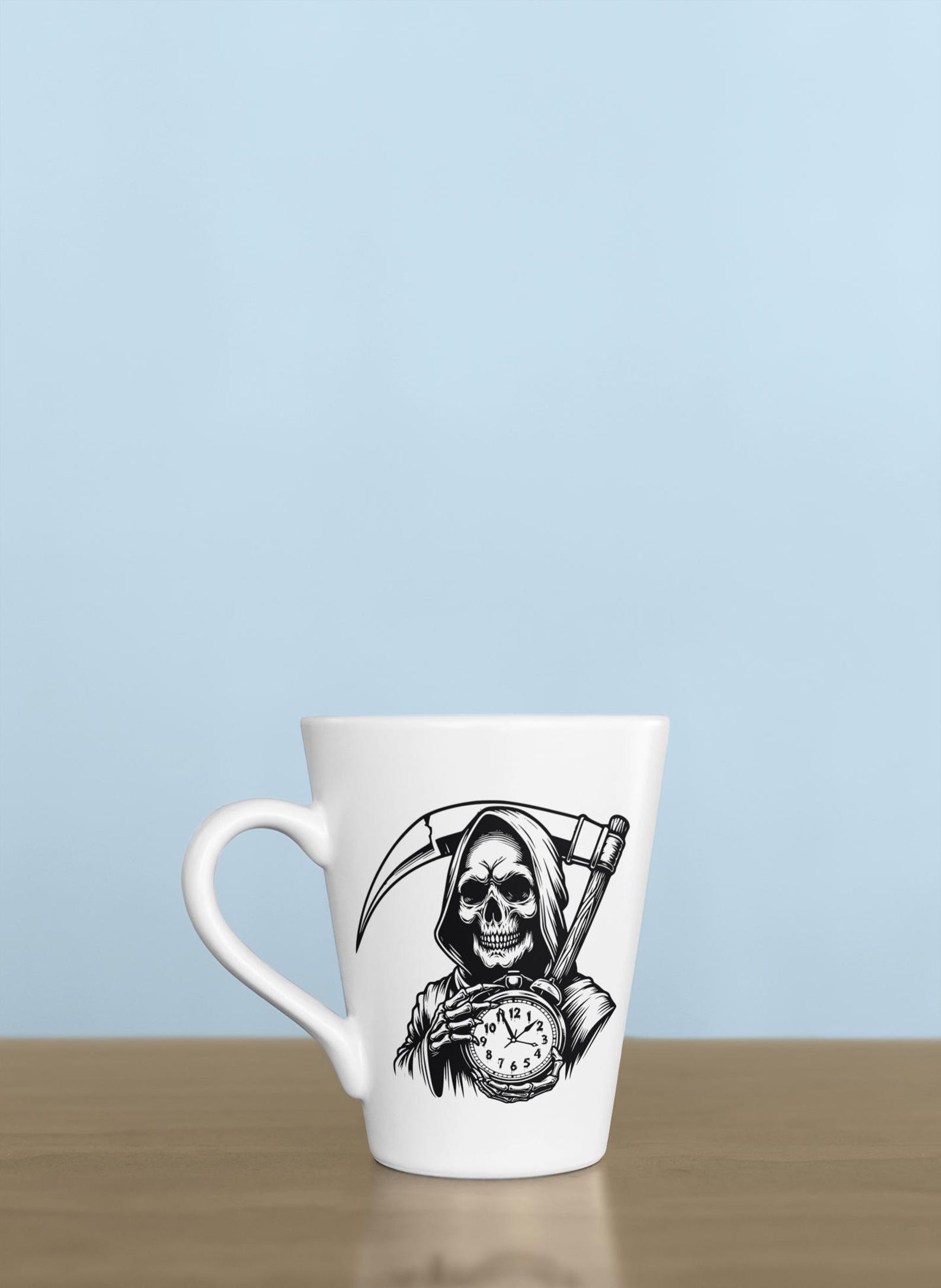 Grim Reaper Clipart Bundle - Vintage Clock Design - EPS SVG PNG ...