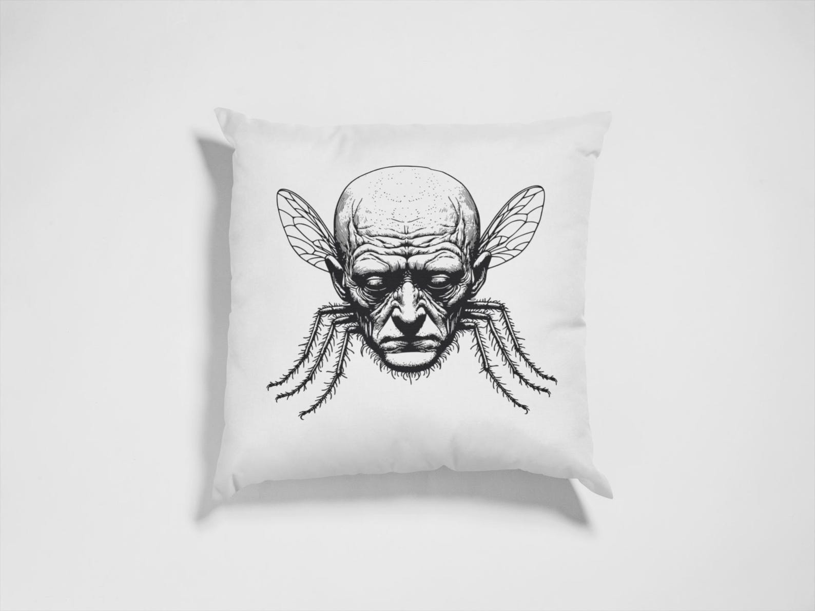 Creepy House Fly With Human Head EPS, SVG, PNG Clipart Bundle ...