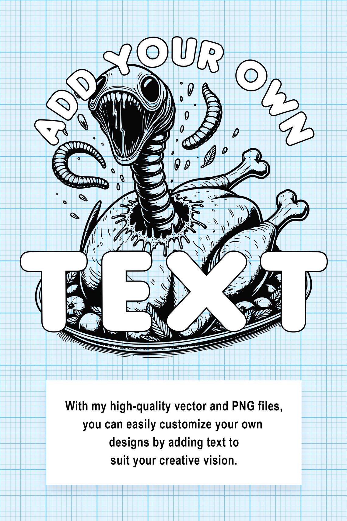 Alien Invasion Bursting Turkey, EPS, SVG, PNG, Vector Clipart Bundle ...