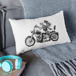 Skeleton Couple Motorcycle Clipart Set - EPS, SVG, PNG Files, Original ...