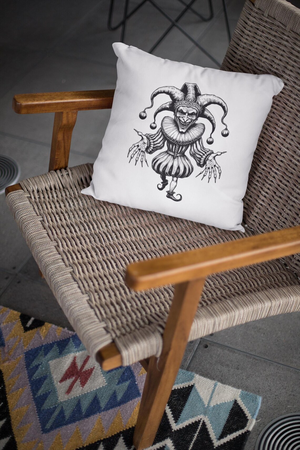 Spooky Creepy Jester EPS, SVG, PNG Formatted Clipart Bundle for ...