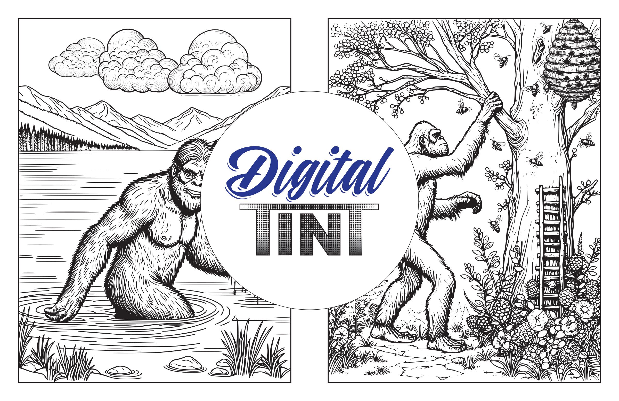 Bigfoot Coloring Pages Collection - Perfect for Kids' Craft Time ...