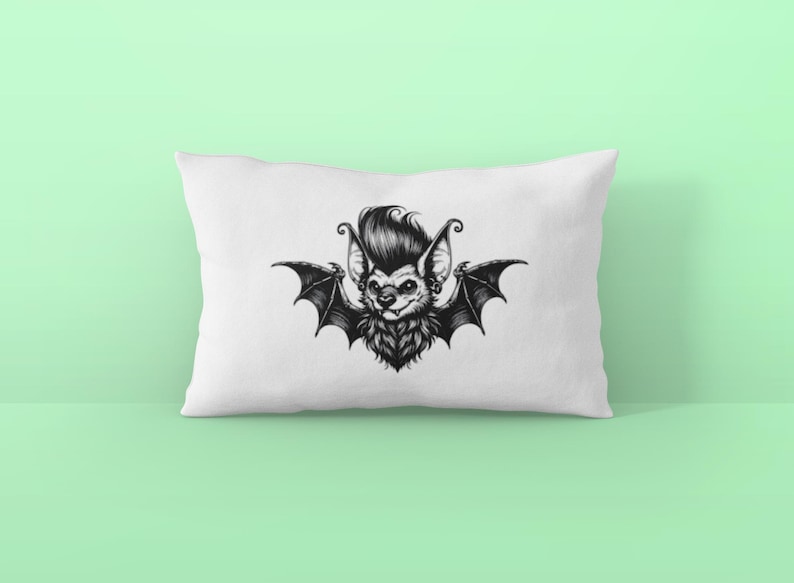 Gothic Punk Bat Clipart: Halloween Vector Art (digital Download) - Etsy
