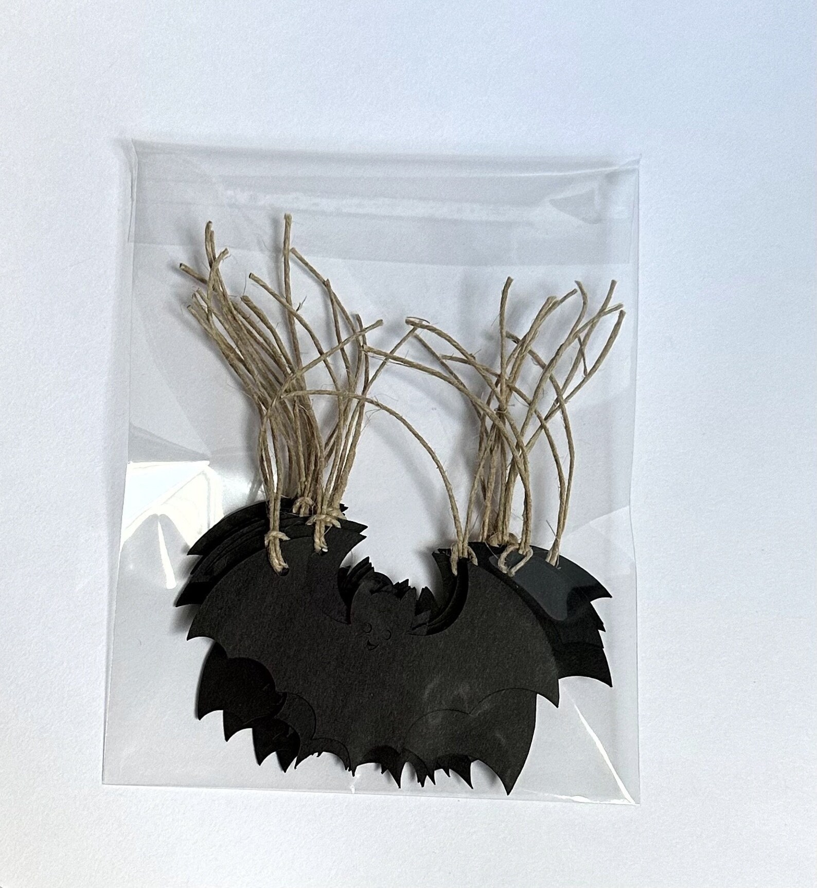 Bat Gift Tags, Halloween, Set of 15, Cute Faces, Black, Spooktacular ...