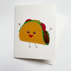 Handmade Taco Tuesday Card Set: Kawaii Fiesta Cards - Etsy