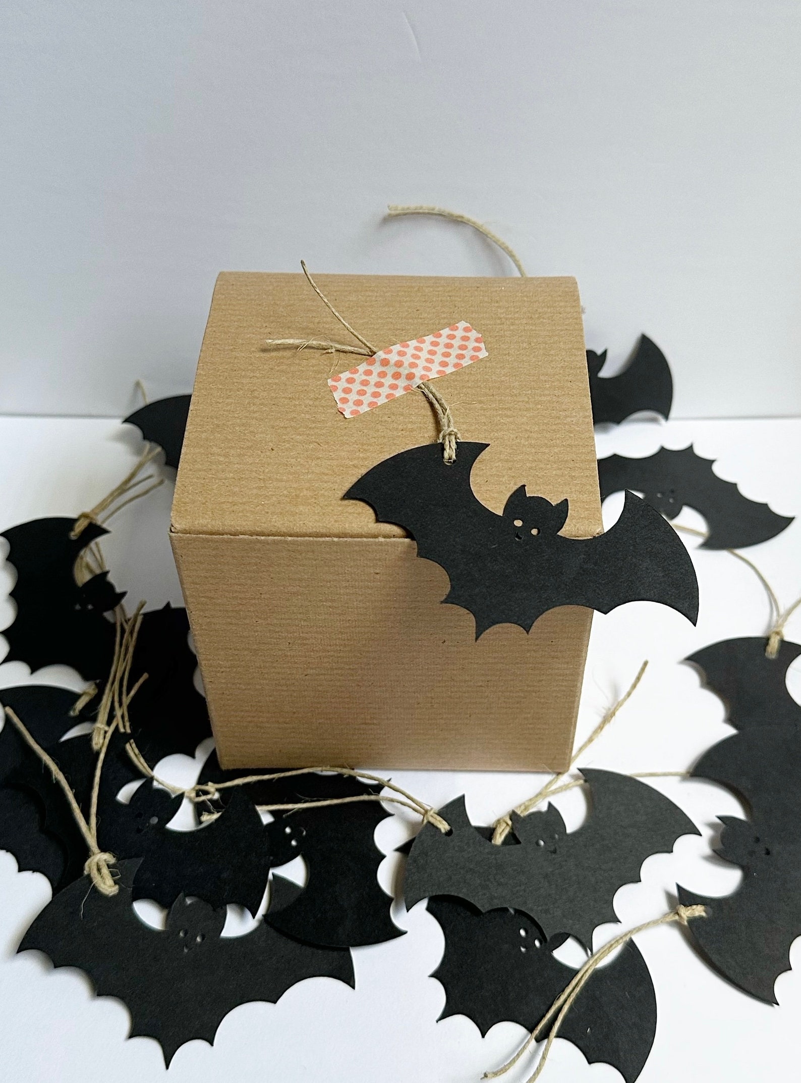 Bat Gift Tags, Halloween, Set of 15, Cute Faces, Black, Spooktacular ...