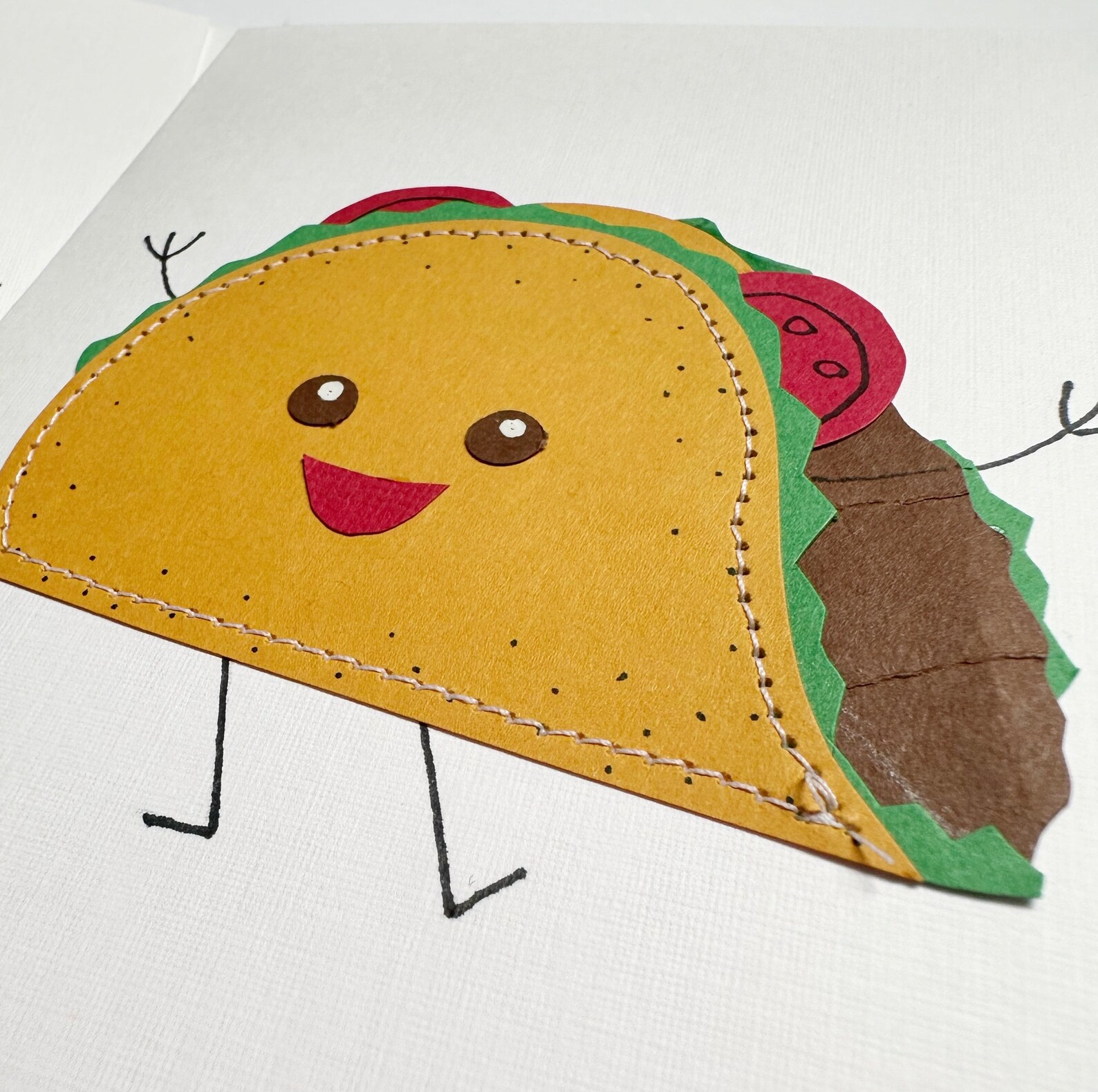 Handmade Taco Tuesday Card Set: Kawaii Fiesta Cards - Etsy
