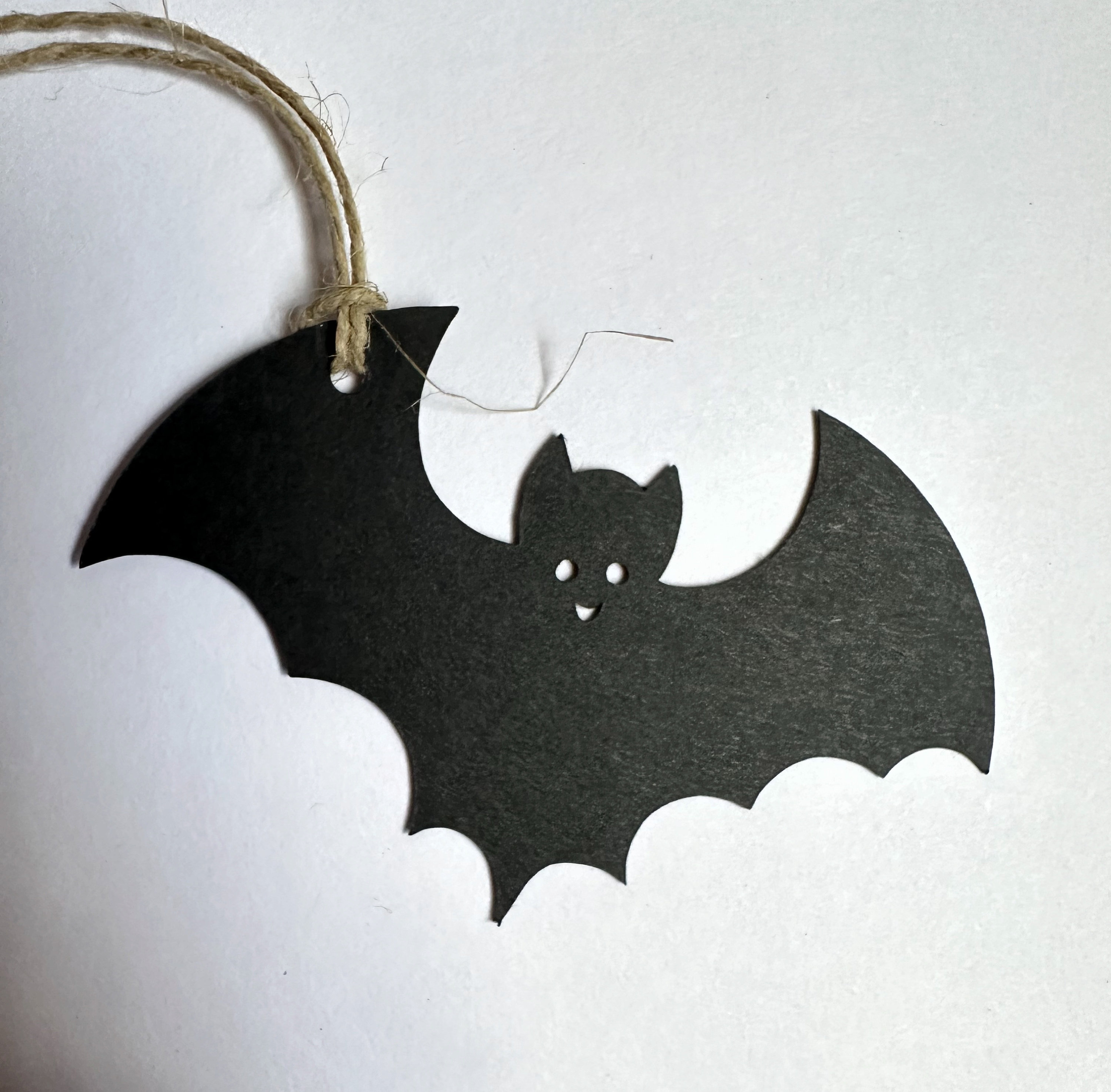 Bat Gift Tags, Halloween, Set of 15, Cute Faces, Black, Spooktacular ...