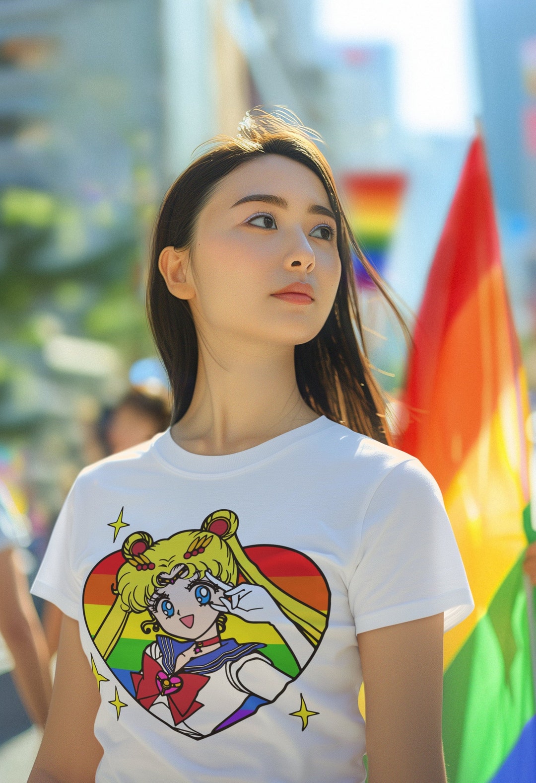 Sailor Moon Pride Tshirt, Sailor Moon Shirt, Sailor Moon Clothing ...