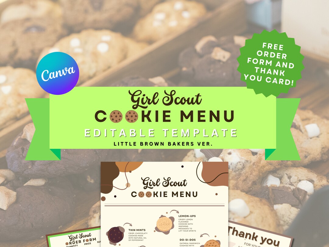 2024 Girls Scout Cookies, Little Brownie Bakers Girl Scout Cookies Menu ...
