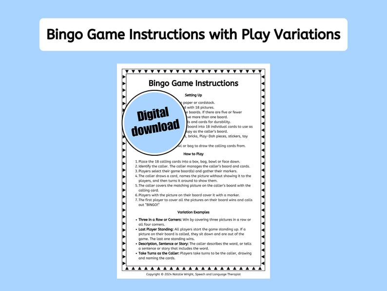 Th Speech Sound Bingo Game Printable, Beginning Sound Card, Speech ...