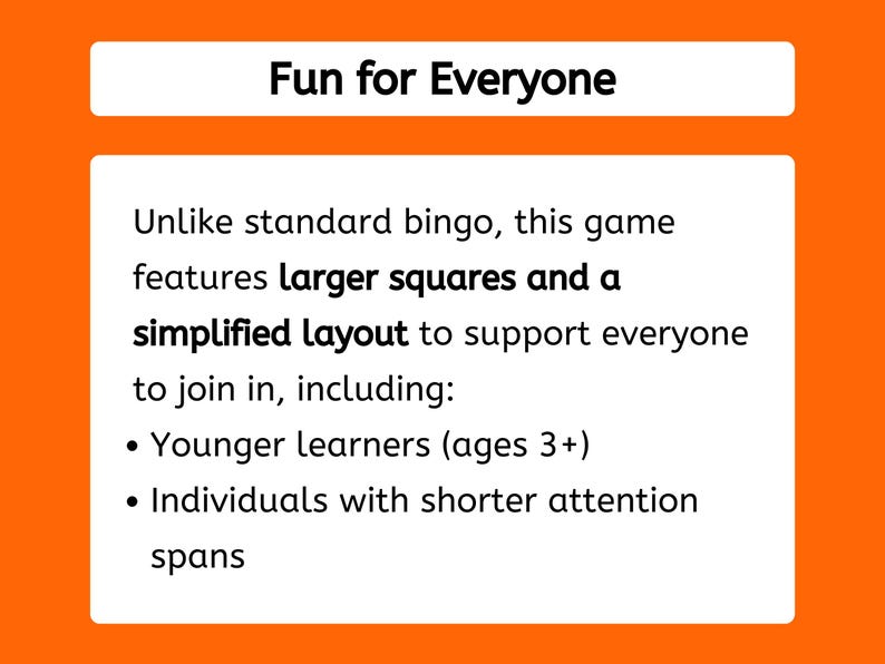 Halloween Bingo Game for Kids: Vocabulary Learning (digital Download ...
