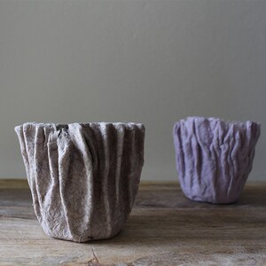 LINEN VESSEL 5 /SCULPTURE / Decorative Object / Minimalist Art ...