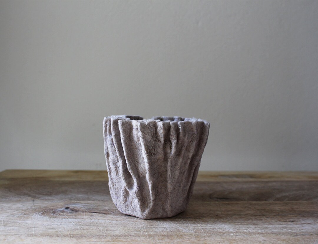 LINEN VESSEL 5 /SCULPTURE / Decorative Object / Minimalist Art ...