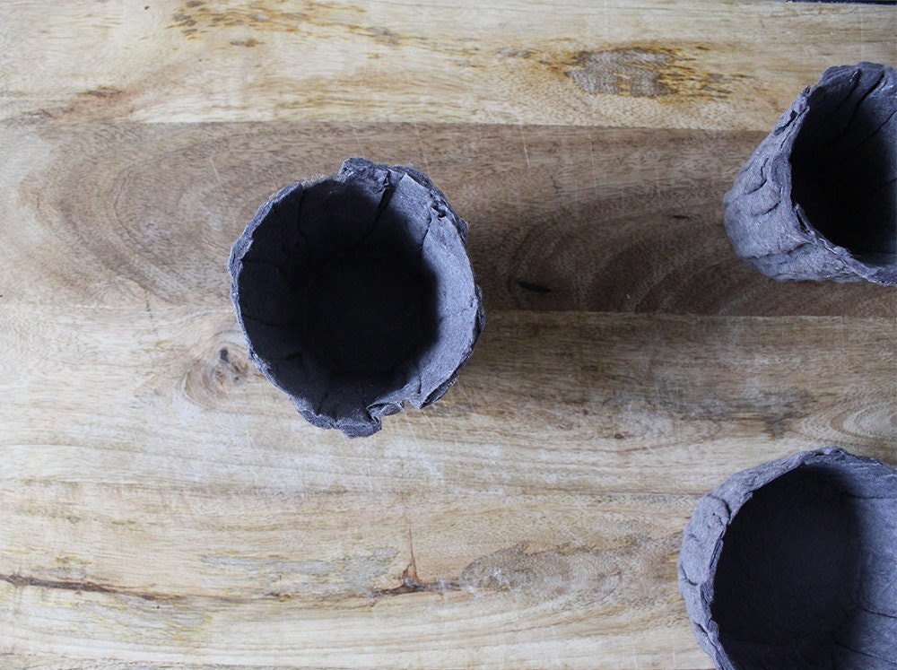 Art & Collectibles LINEN VESSEL #1 SCULPTURE grey decorative object ...