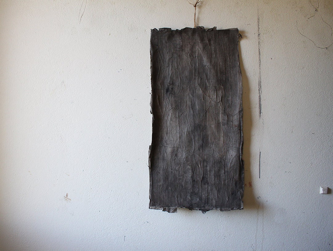 LINEN WALL HANGING #16 / Abstract Painting / Modern Rustic / Original ...