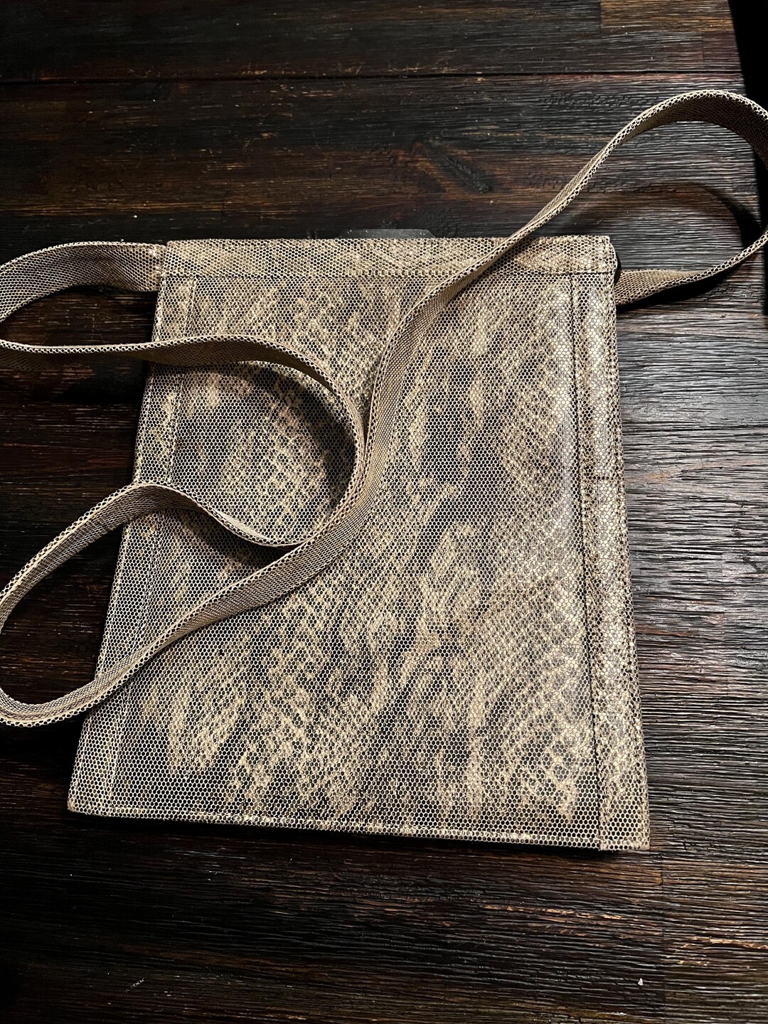 Vintage Stuart Weitzman Snake Print Shoulder Bag - Etsy