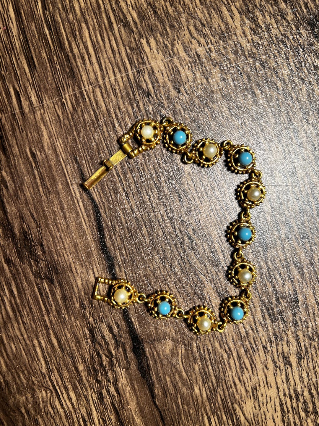 Vintage Pearl Coil Bracelet - Etsy