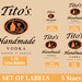 Tito's Vodka Svg, Tito's Vodka Png, Tito's Fan Gift, Silhouette, Cricut ...
