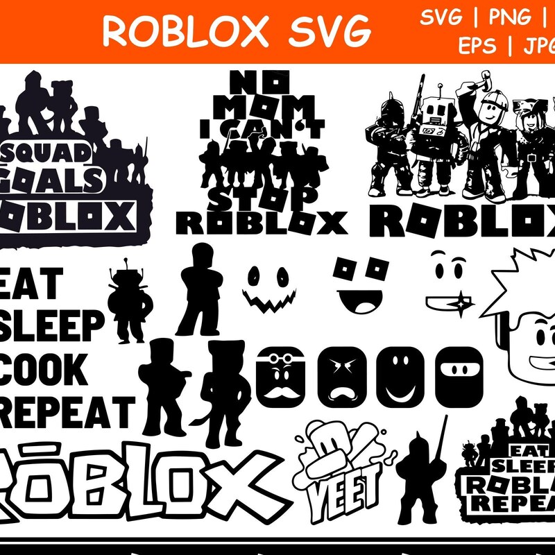 Roblox Svg - Etsy