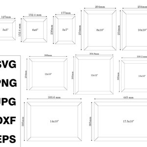 Laser Cut Photo Frames Svg, Glowforge Frame Svg, Frame Laser Cut File ...