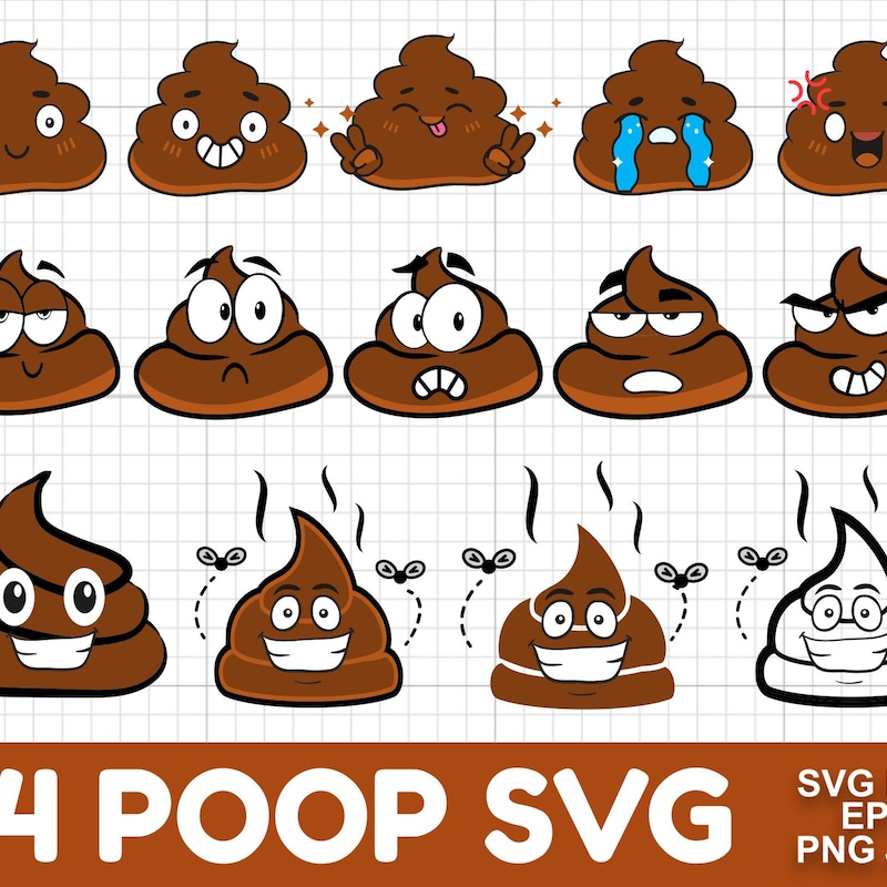 Poop Svg - Etsy