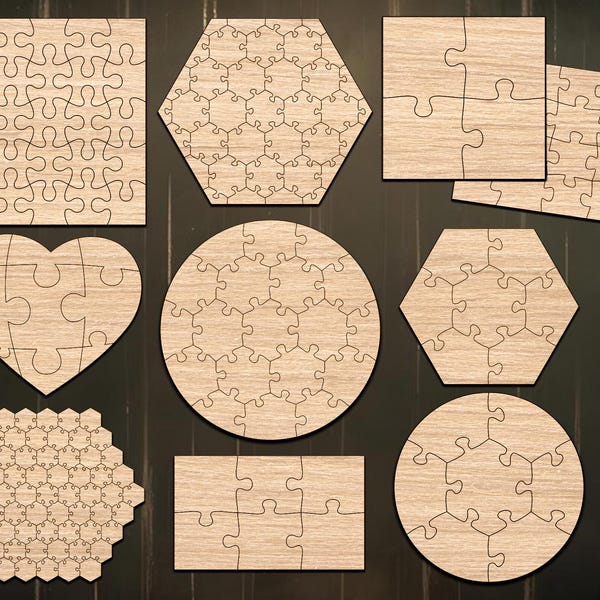 Round Jigsaw Puzzle - Etsy