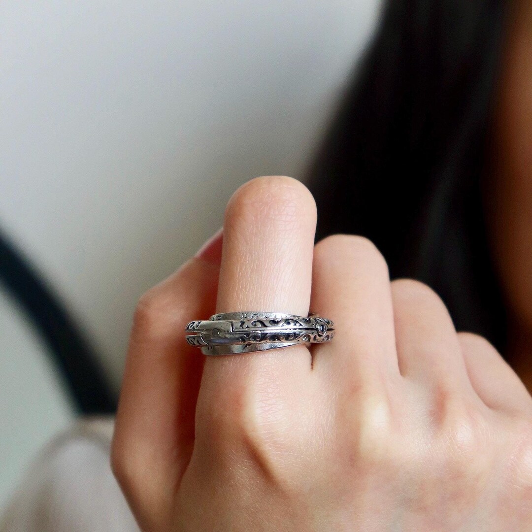 Vintage Astronomical Sphere Ring, Foldable Astronomical Ball Ring ...