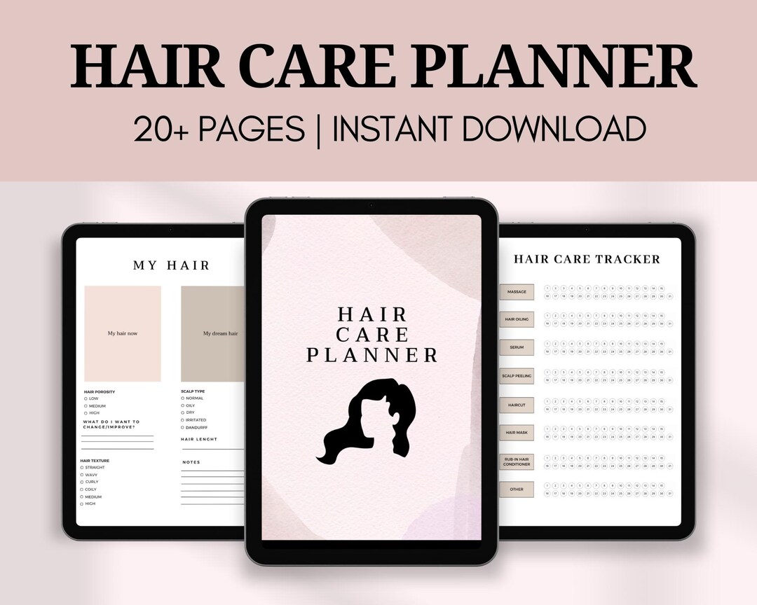 Ultimate Hair Journal Planner Track Elevate Your Hair Journey With Ease ...