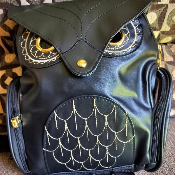 Owl Backpack - Etsy