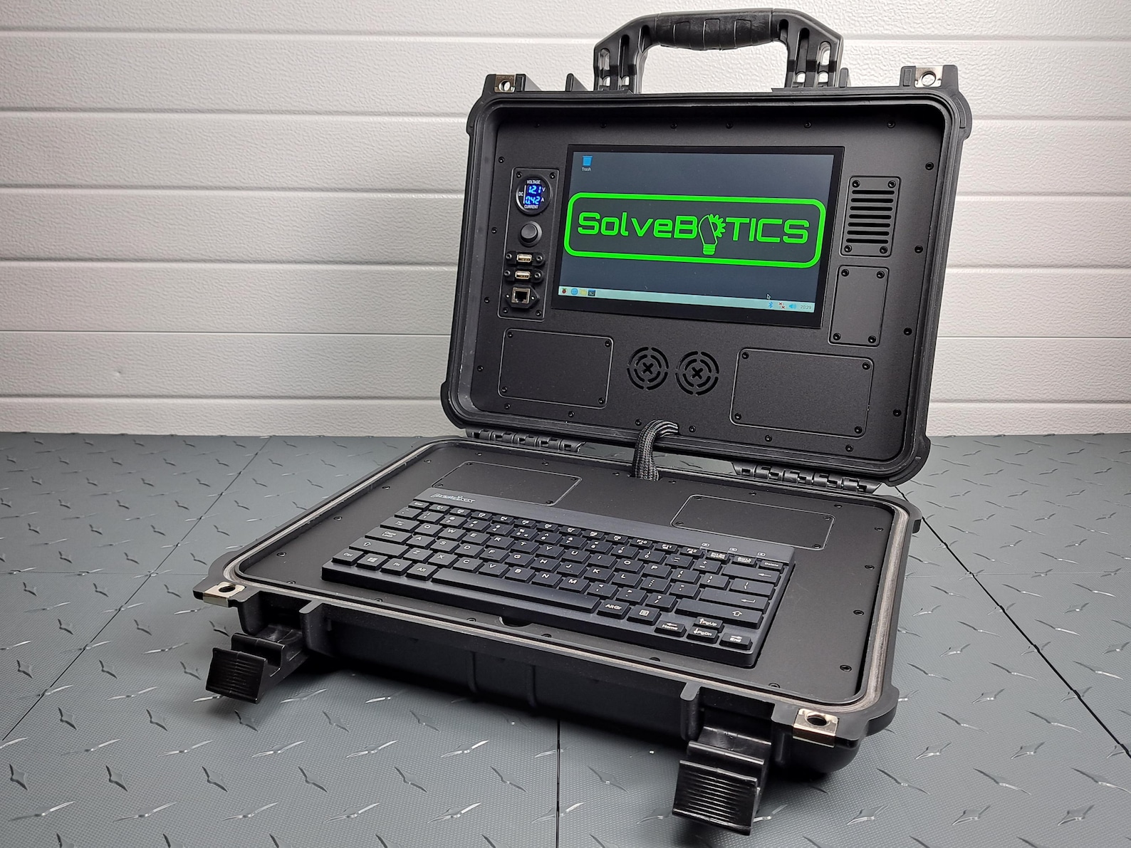 Raspberry Pi Mobile Command Center for Robots - Base Station - Obsidian ...