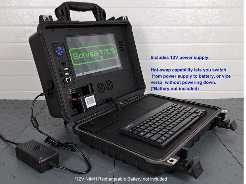 Raspberry Pi Mobile Command Center for Robots - Base Station - Obsidian ...