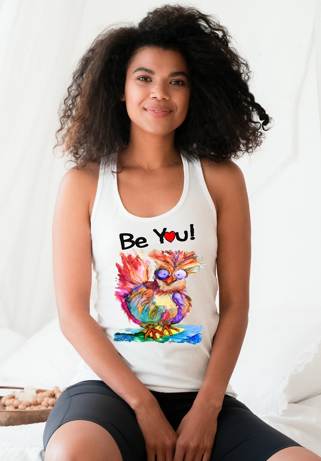 Funny Chicken Tank Top, Crazy Chicken Tank Top. Crazy Chicken Lady Gift ...