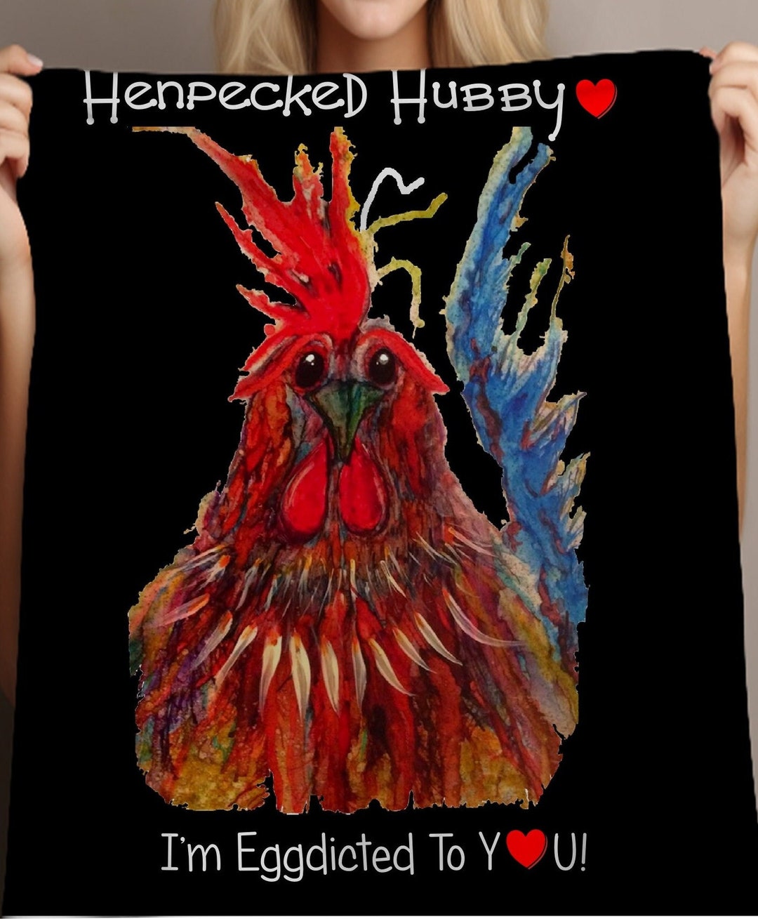 Henpecked Hubby, Funny Valentines Day Gift Birthday Gift Cherry Red ...