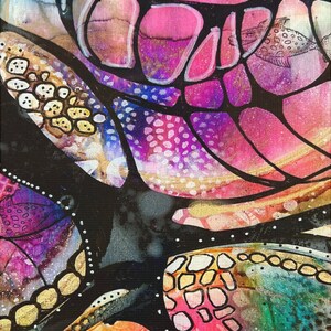 I Am, Large Wall Art, Abstract Art Print on Stretched Canvas, Neuroart ...