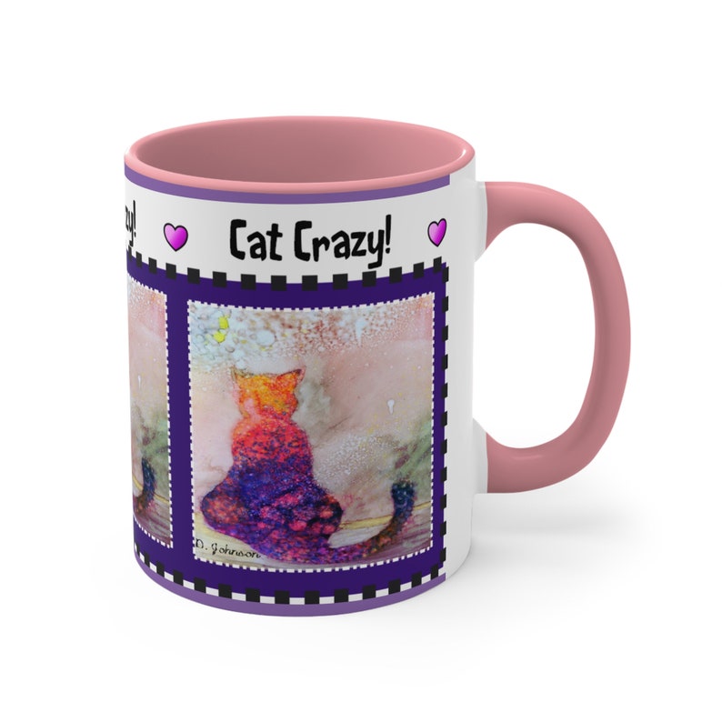 Funny Cat Coffee Mug, 11oz Gift for Cat Lovers! Crazy Cat Lady, Cat ...
