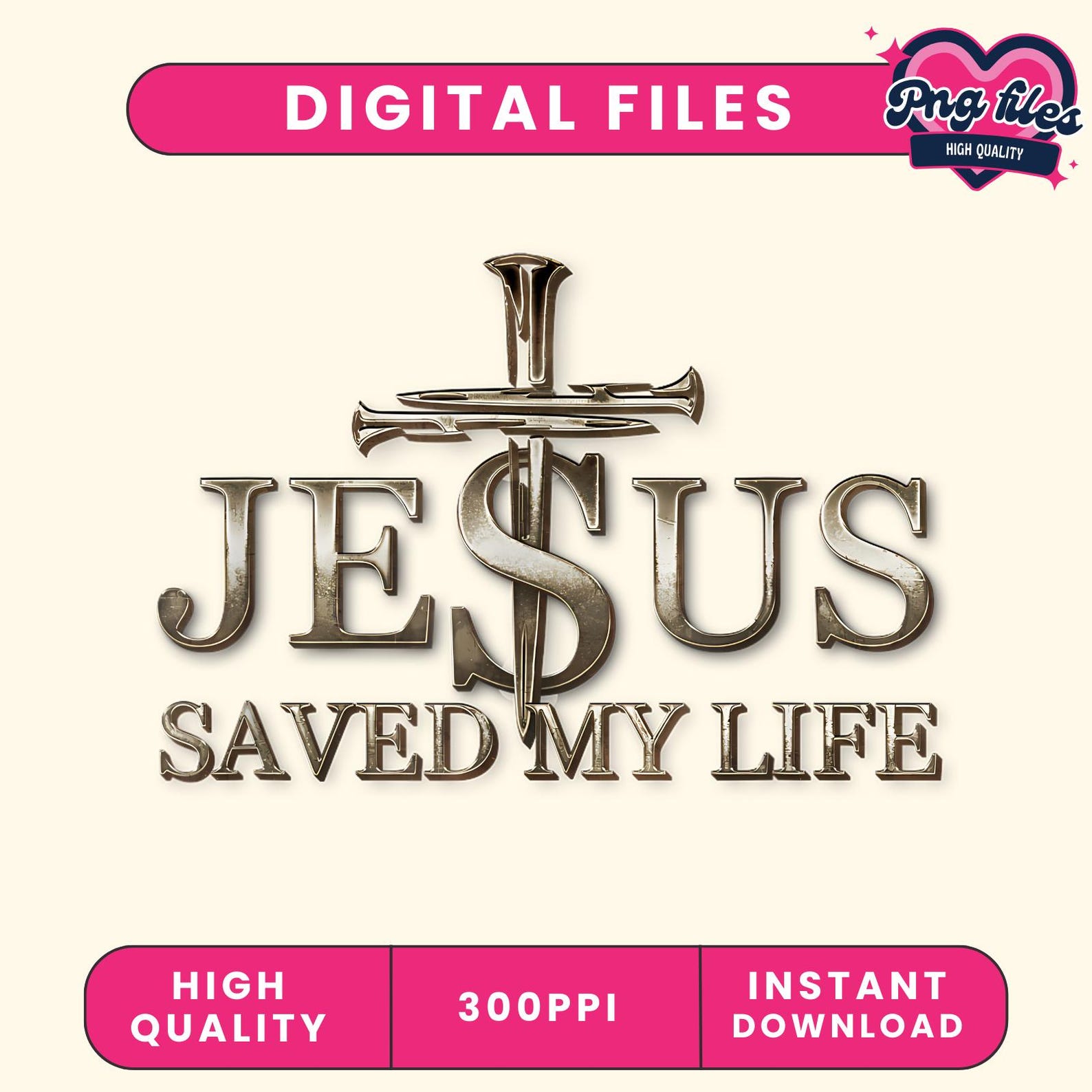 Retro Jesus Saved My Files Png Files, Christian Png Files, Faith Png ...