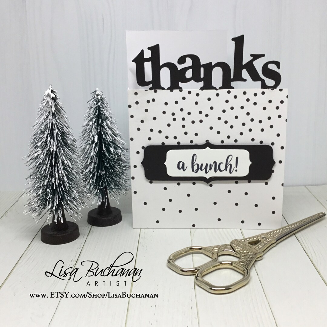 Card Thank You thanks A Bunch Thank You Card - Etsy