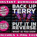 Back up Terry Put It in Reverse Funny July 4th Firework Meme Png Bundle ...