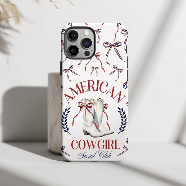 Cowgirl Coquette Phone Case - Etsy UK