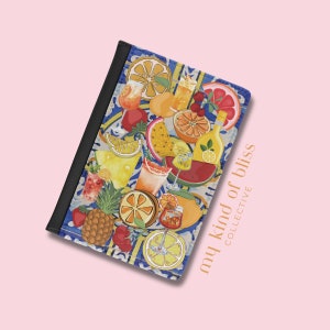 Italian Summer Passport Cover Fruit Faux Leather Passport Holder Preppy ...