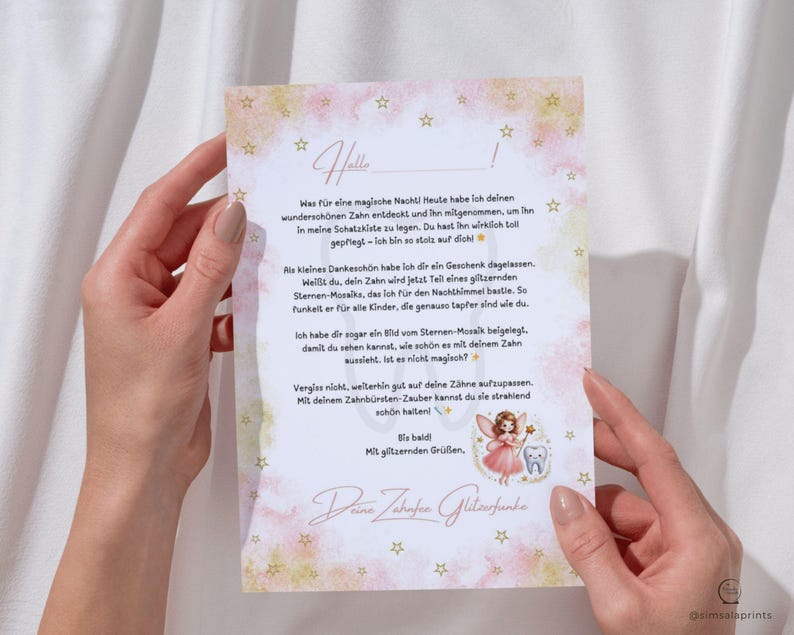Tooth Fairy Letter Set | Tooth Fairy Letter Template | Post From the ...