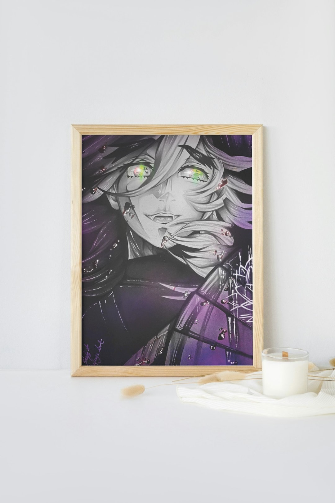 Anime Demon Poster - Etsy