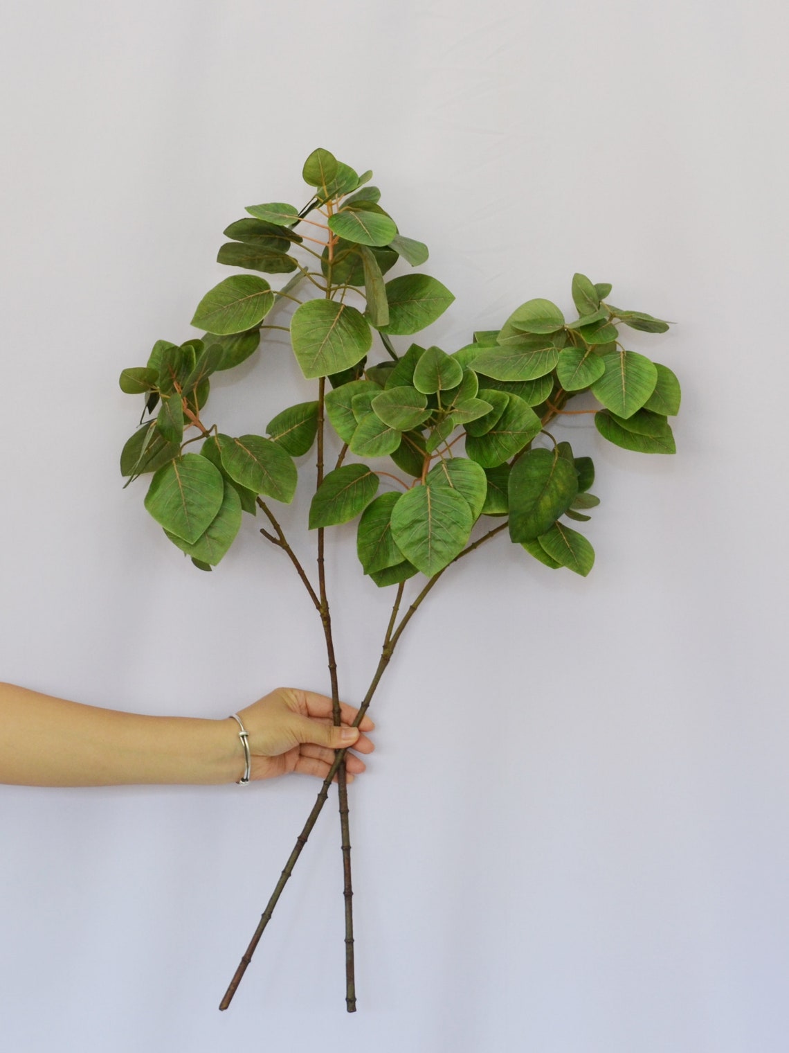 Artificial Bodhi Tree Branch, Ficus Religiosa Faux Plant Stem, Sacred ...